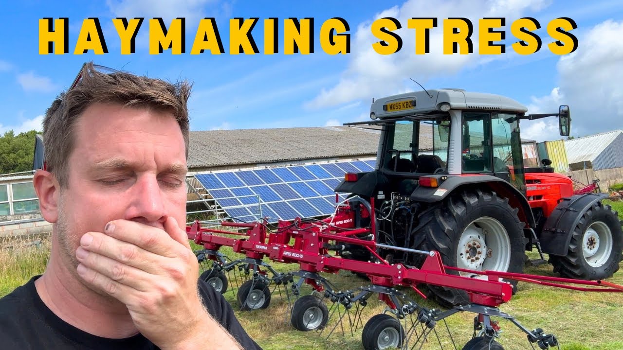 Why do I find Hay Making so stressful. It’s on the ground, let’s see ...