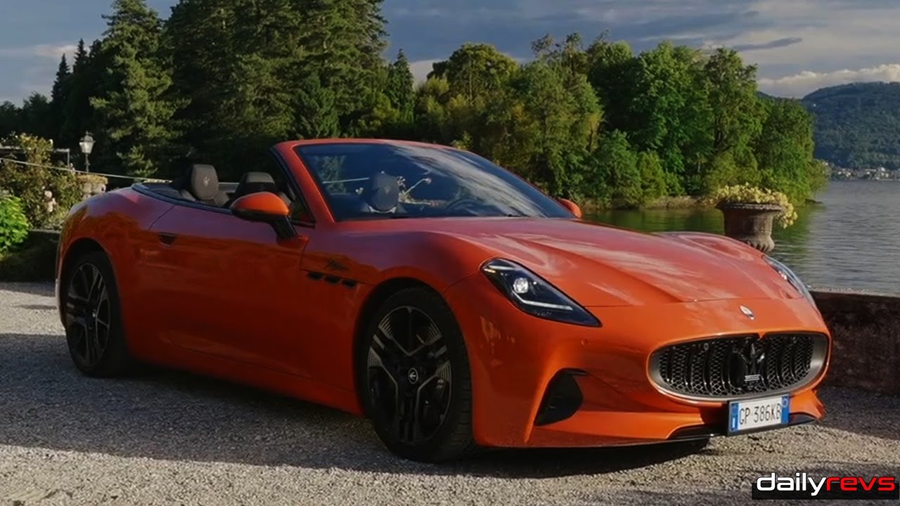 2025 Maserati GranCabrio Folgore | Orange Devil | Design Details ! - YouTube