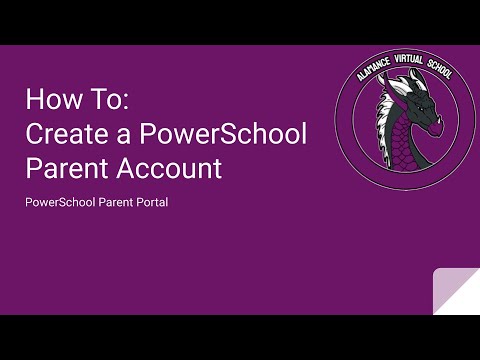 [AVS] How To Create PowerSchool Parent Account - YouTube