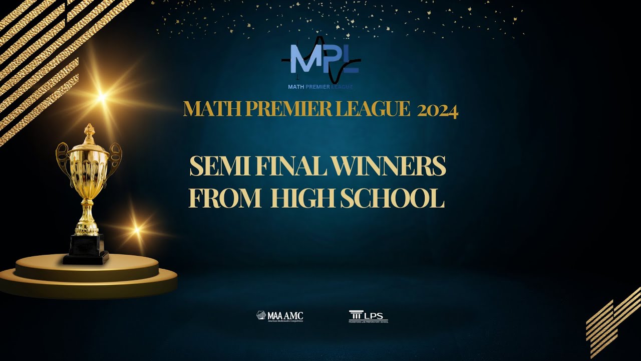 Winning Team from Semi Final for Final Round from High School - YouTube