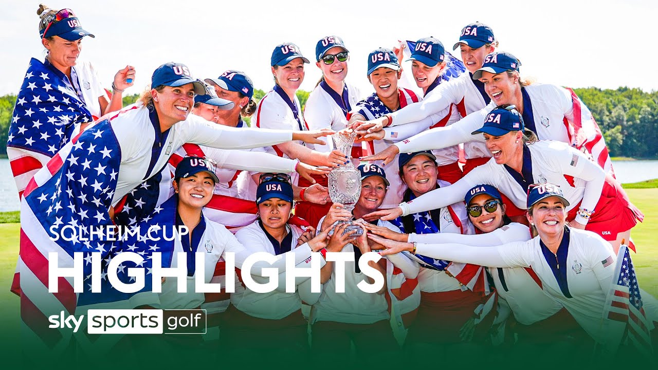 USA hold off Europe fight back to win the Solheim Cup 🏆 | Day Three ...