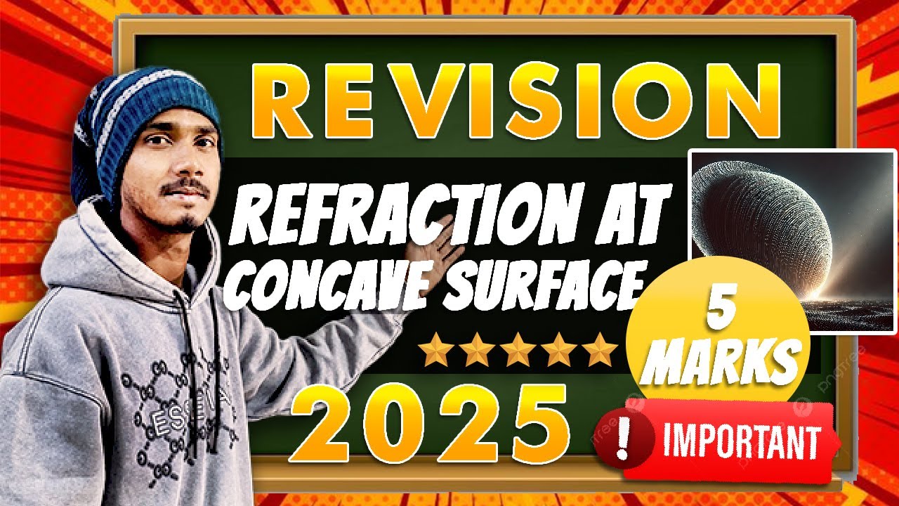 Refraction at Concave Spherical Surface | Class 12 Physics | Ray Optics ...