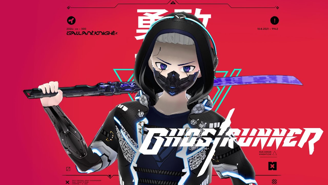 Becoming a Cyber Samurai! | Cyberpunk VTuber plays Ghostrunner! - YouTube