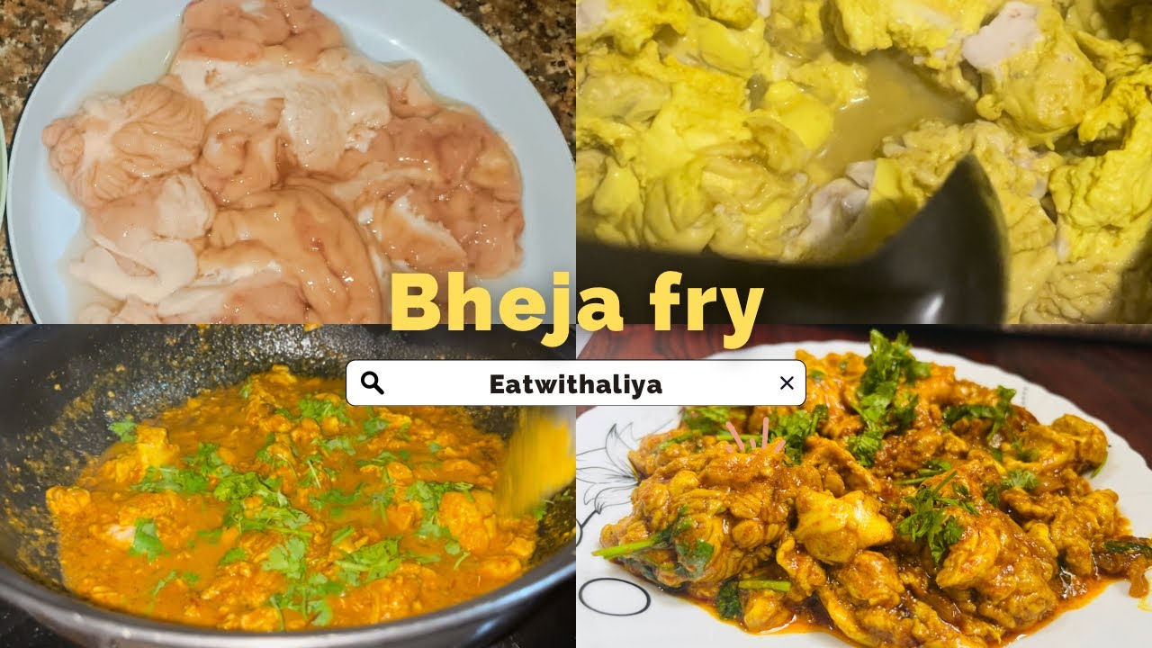 Easy bheja fry recipe/ maghaz fry/ tasty morning breakfast - YouTube