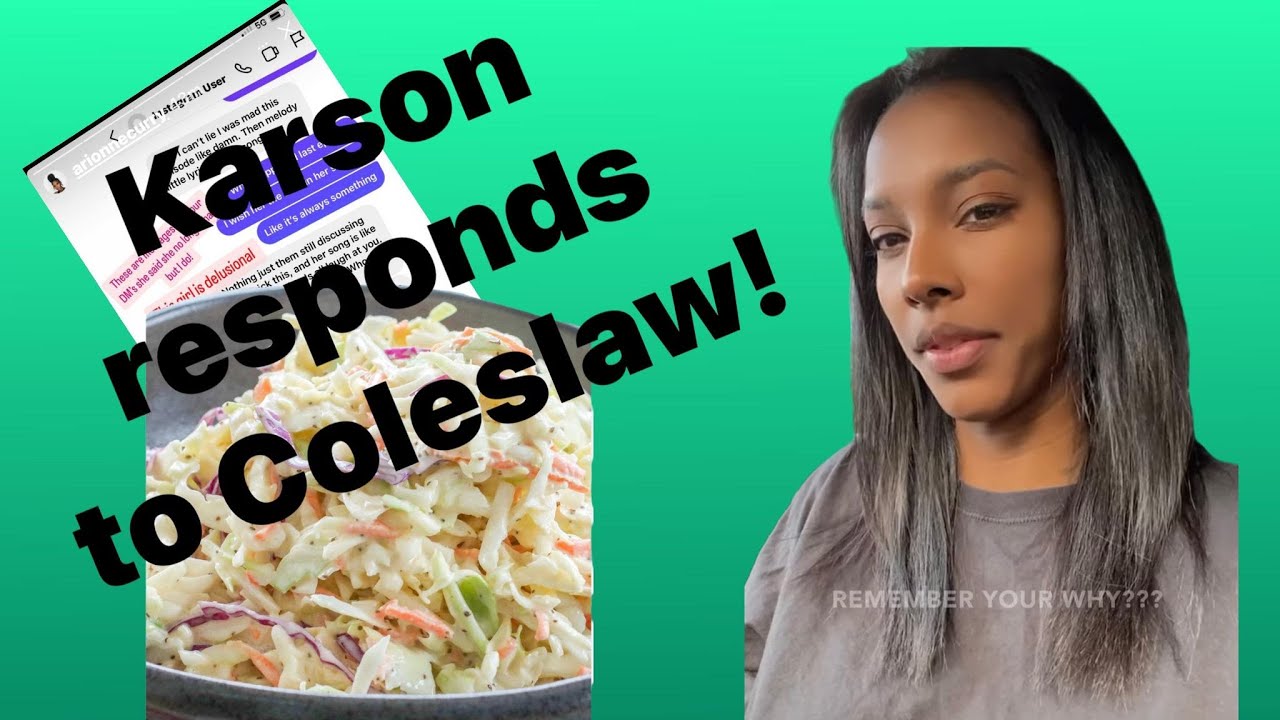 Karson responds to SLOPPY SLAW!!! - YouTube