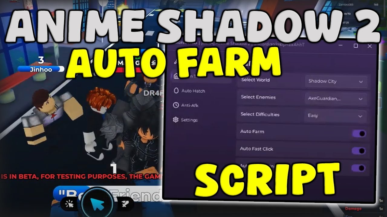 [OP] Roblox Anime Shadow 2 Script Auto Farm & Auto Hatch Pastebin 2025 ...