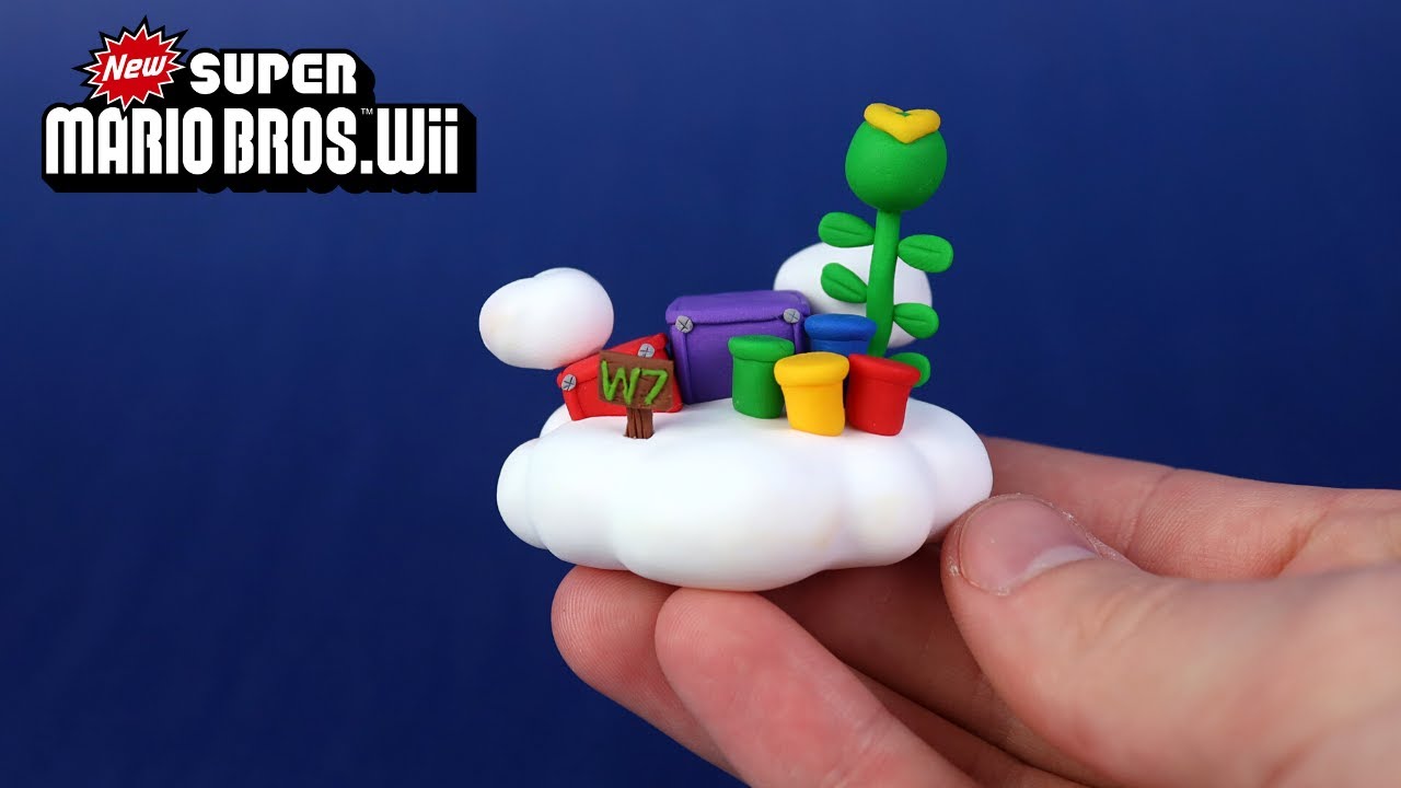 Making World 7 From New Super Mario Bros. Wii - Polymer Clay Tutorial ...