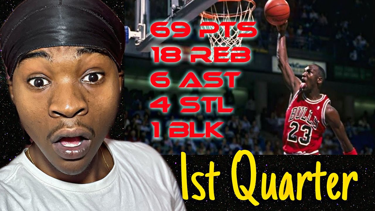 Mike SNAGGING! LeBron Fan Reacts Michael Jordan 69 Points vs Cavs FULL ...