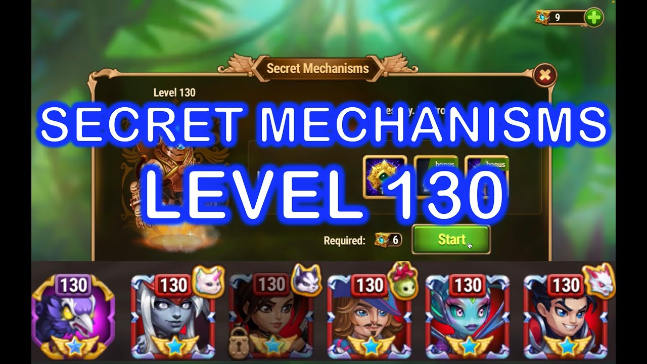 Hero Wars: Beating Secret Mechanisms Level 130 - YouTube