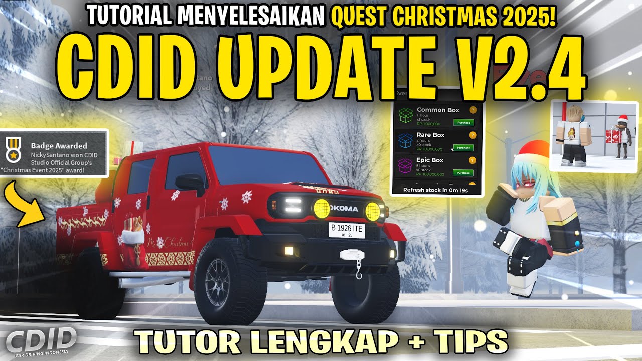 CARA MENYELESAIKAN QUEST CHRISTMAS 2025 UPDATE CDID V2.4 - CDID V2.4 ...