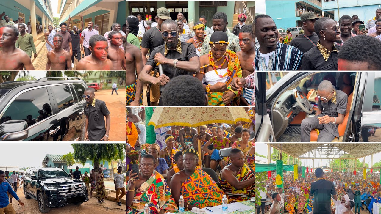 Lilwin reveals his new talent at Kumasi snr high tech (KSTS) at their ...