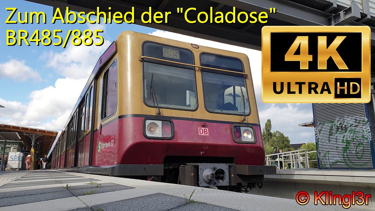 S-Bahn Berlin - zum Abschied der BR 485 - ein Video-Tribut in 4K - YouTube