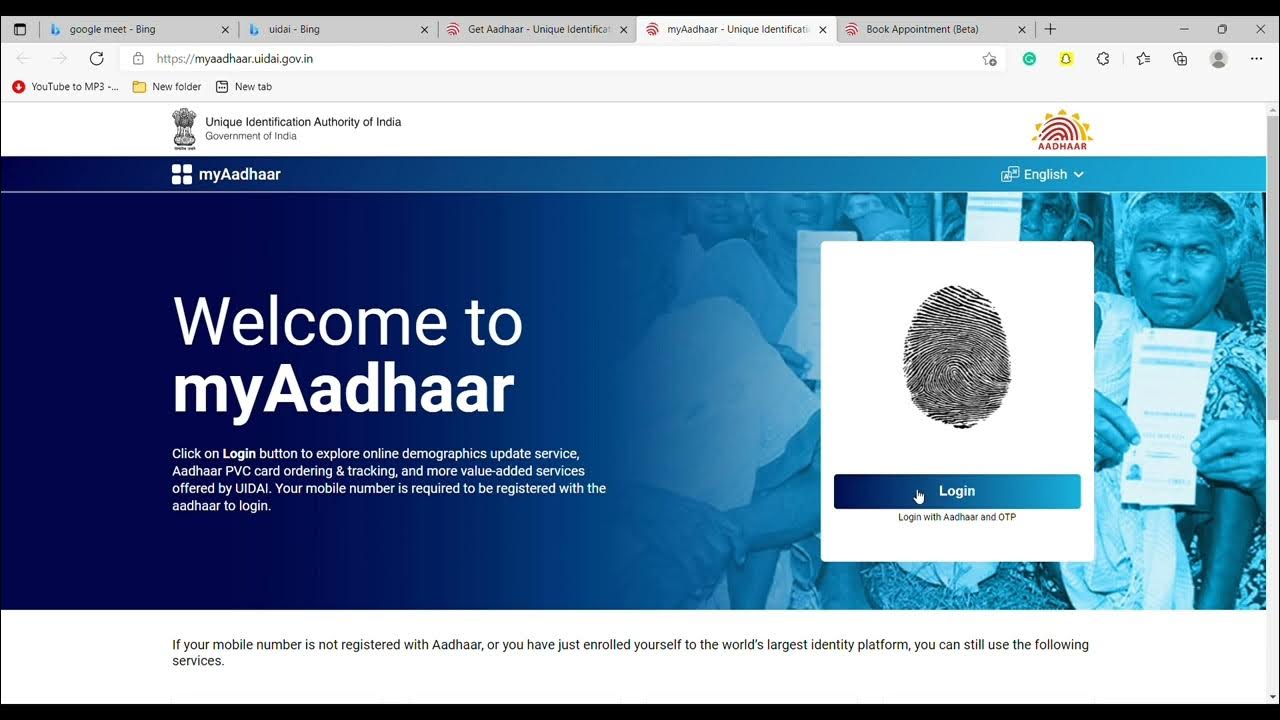 How To Download Aadhaar Card Online - YouTube