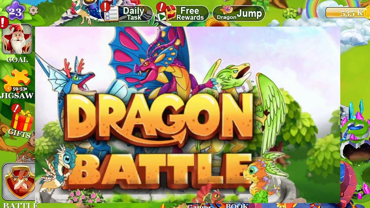 Dragon Battle Game Video ( Unlimited Money ) | First dragon Battle game ...