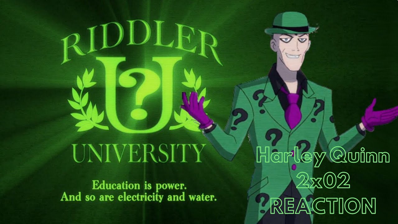 Harley Quinn 2x02 “Riddle U” REACTION - YouTube