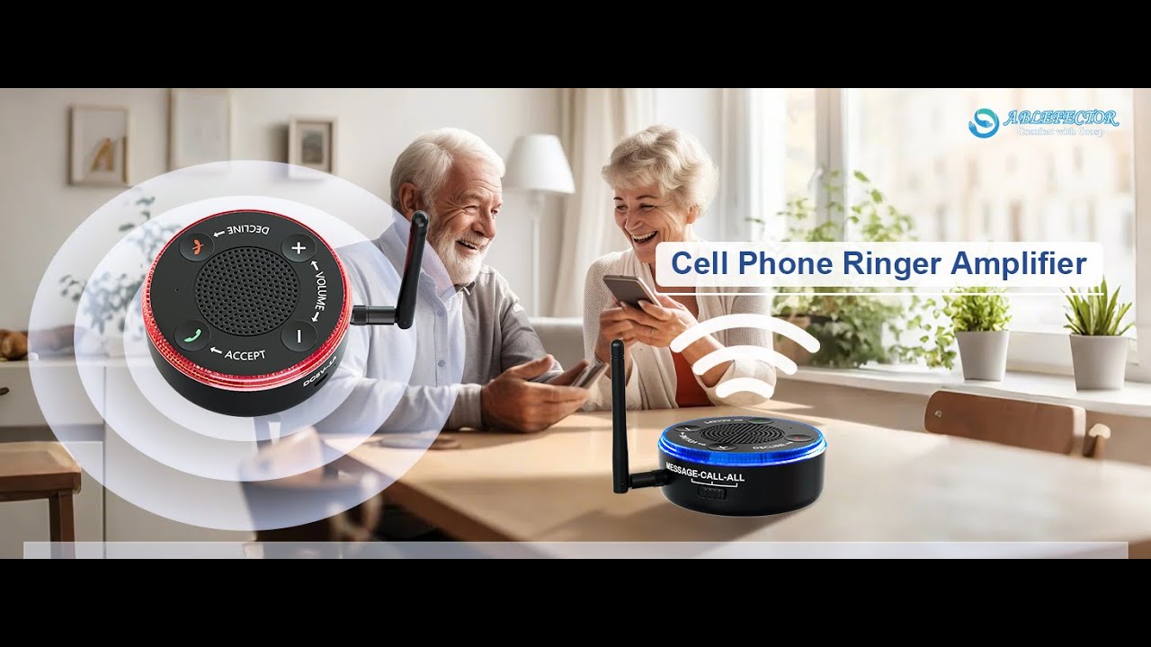 Ablefector Phone Ringer Amplifier - YouTube