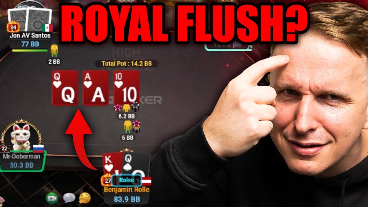 Representing a Royal Flush - Double Check Raise Bluff (and TWO HIGH ...