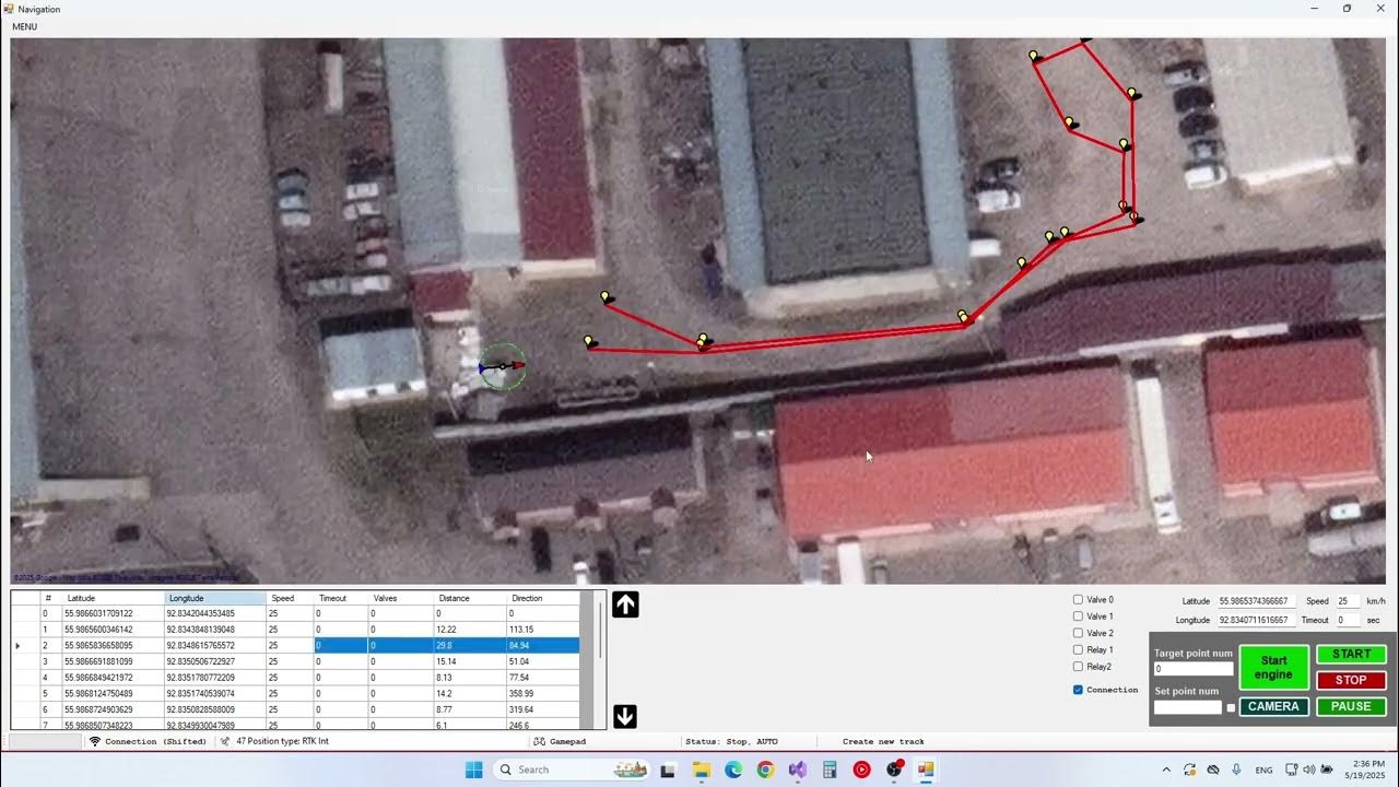 РОВЕР ТРАКТОР. GMap.NET+GNSS - YouTube