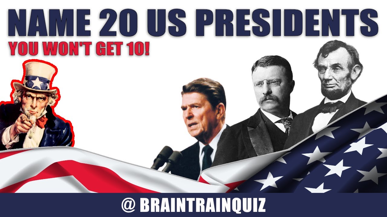 Can you name 20 US Presidents? QUIZ - YouTube
