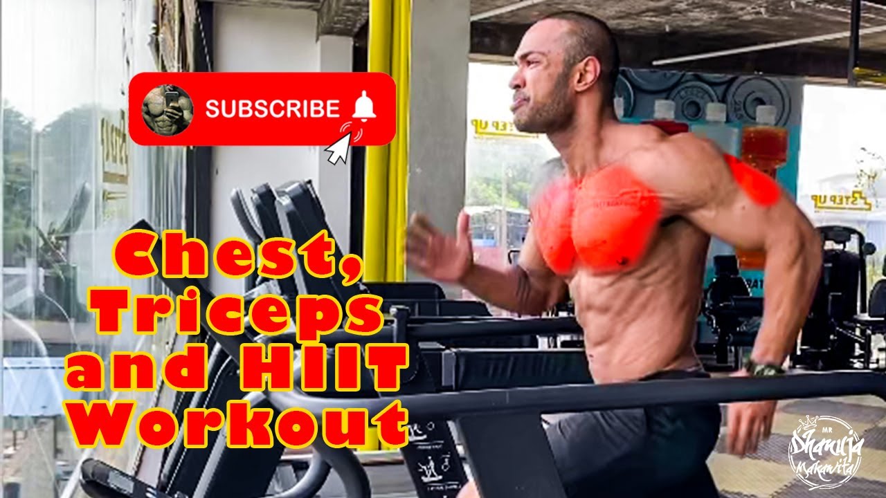 Chest, Triceps and HIIT Workout - YouTube