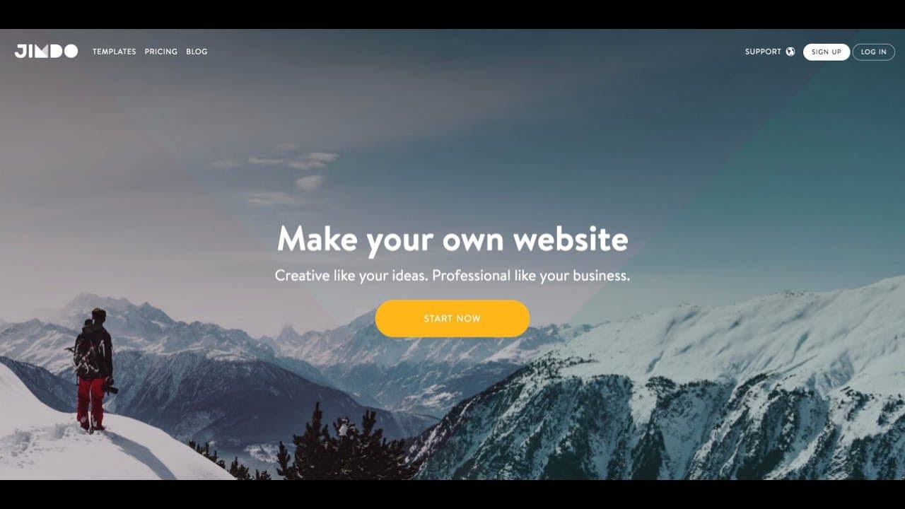 How to Create your own free Website-Jimdo easiest way to create your ...