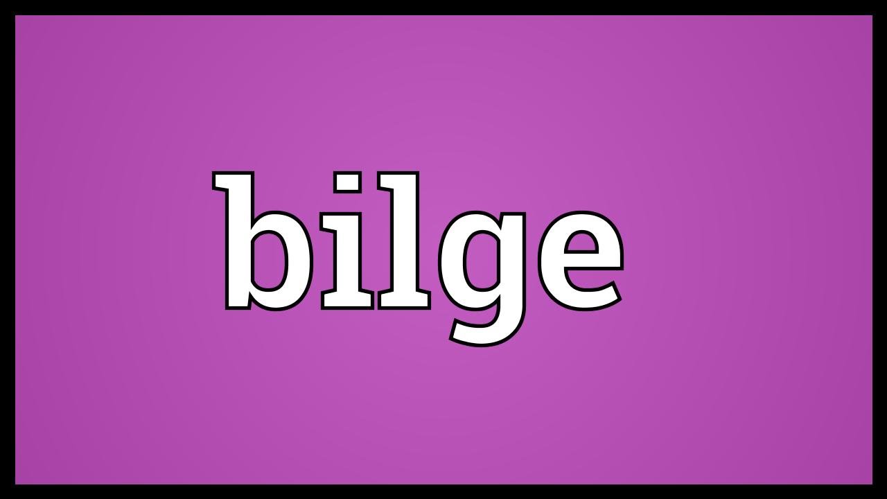 Bilge Meaning - YouTube