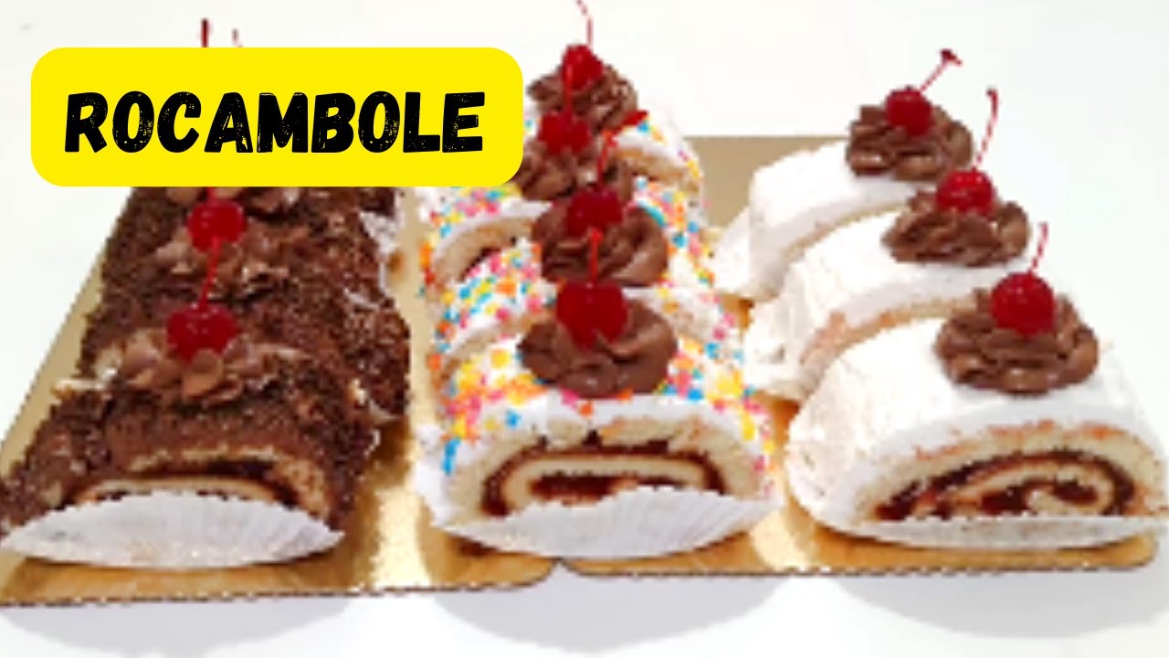 Rocambole passo a passo Faça em casa você mesmo para vender - YouTube