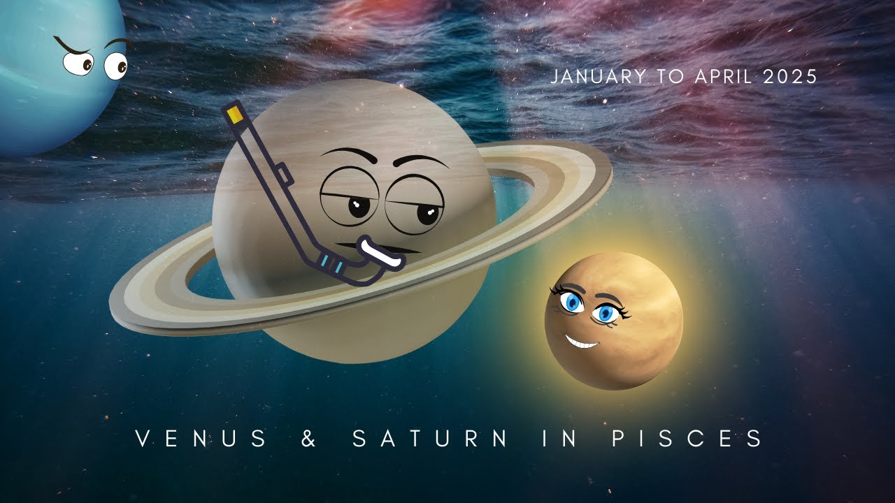 Venus meets Saturn in Pisces - January to April 2025 - All signs - YouTube