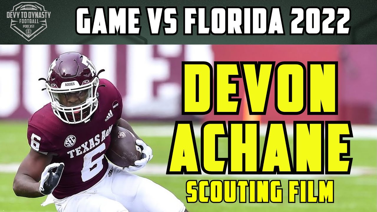 Devon Achane | 2023 NFL Draft Scouting Film - YouTube