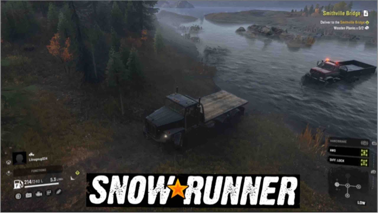Snow Runner - Smithville Bridge - YouTube