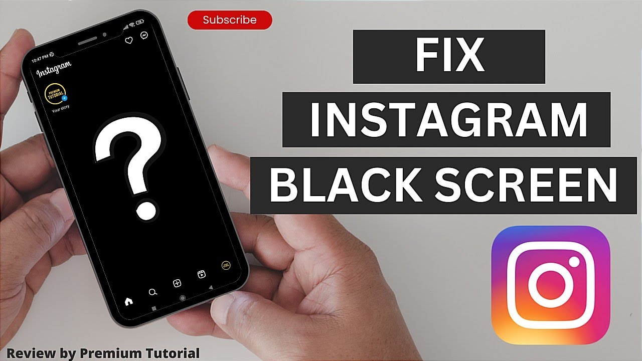How to Fix Instagram BLACK SCREEN (2023) - YouTube