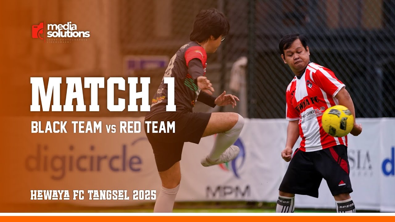 MATCH 1 | Black Team vs Red Team 3-0 | Goozone Mini Soccer 2025 - YouTube