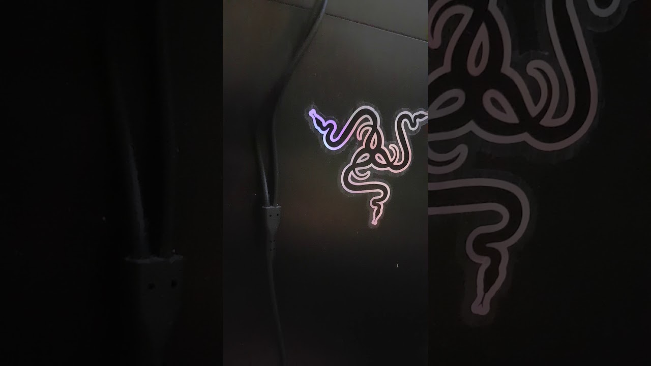 Razer logo changing colour! - YouTube