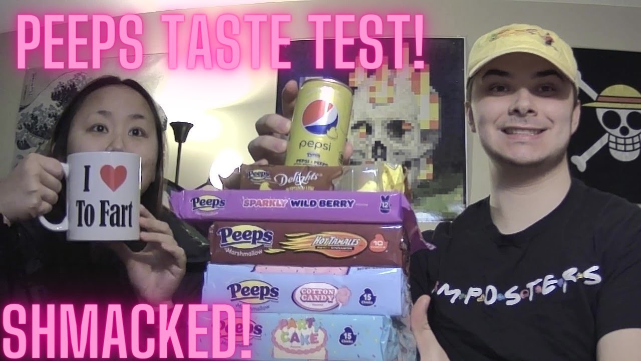 WE TRY ALL THE NEW PEEP FLAVORS! SHMACKED! - YouTube