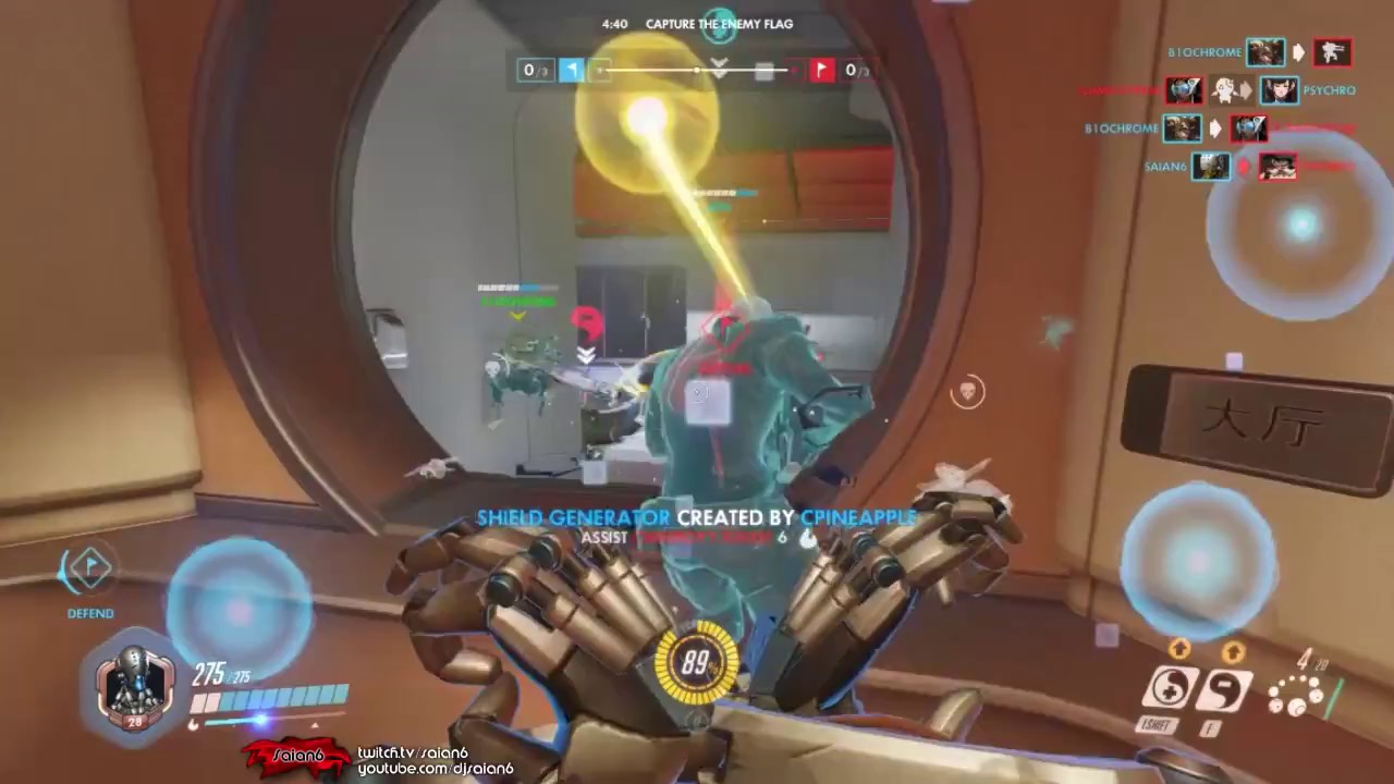 Overwatch - EP47 - Zenyatta Gameplay - Lijiang Control Center Map - YouTube