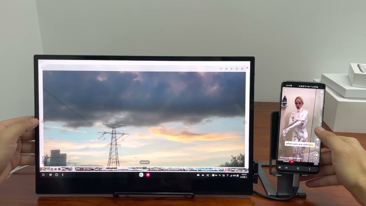 4K Touchscreen External Monitor for Samsung Dex - YouTube