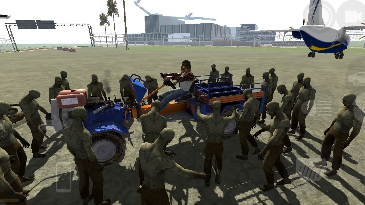 tractor accident on zombie || tractor cheat code || indian bike ...