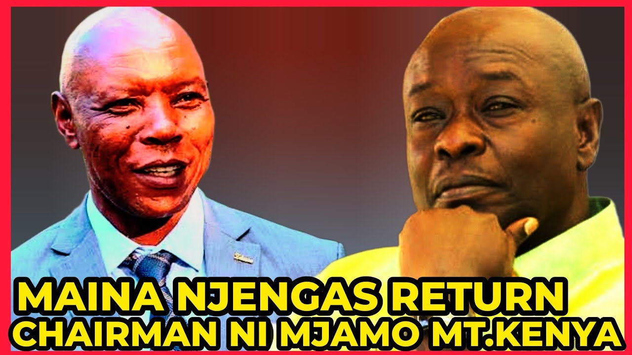 MAINA JENGA SENDS THIS MESSAGE TO GACHAGUA!! Chairman Ni Mmoja Mt.Kenya ...