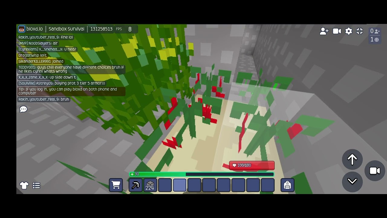 I do not like the lags😭.BLOXD IO @bloxdman - YouTube