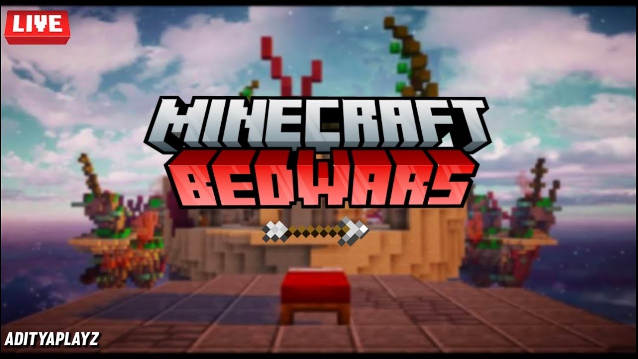 Minecraft Bedwars LIVE | Anyone Can Join !! - YouTube