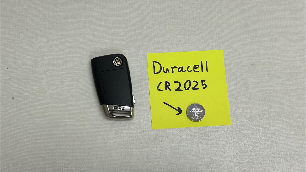 How to Replace Volkswagen GTI Key Fob Battery - YouTube