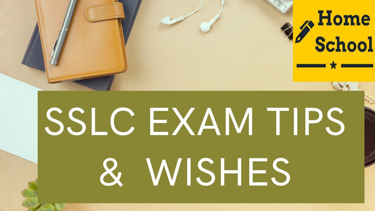 SSLC Exam Tips & Wishes - YouTube