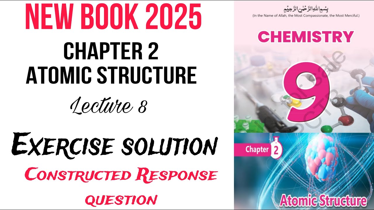 Class 9 chemistry chapter 2 exercise constructed response question ptb ...