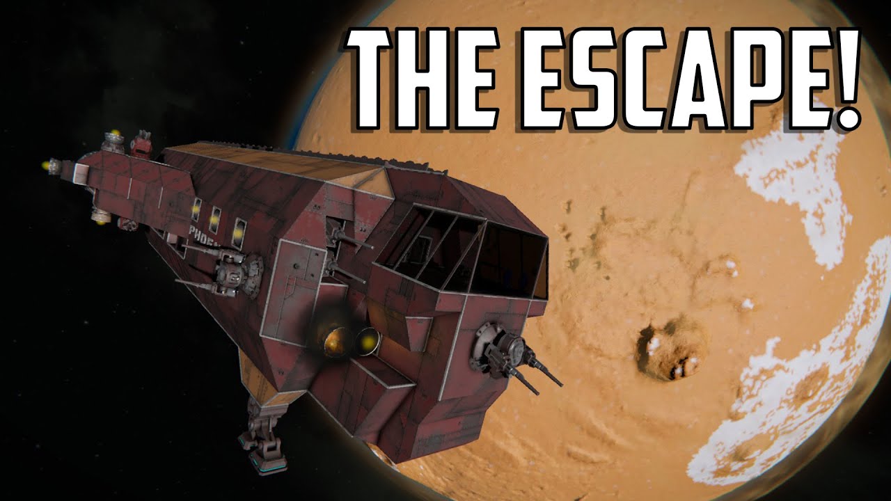 Space Engineers - Escape From Mars EP13 "The Escape!" - YouTube