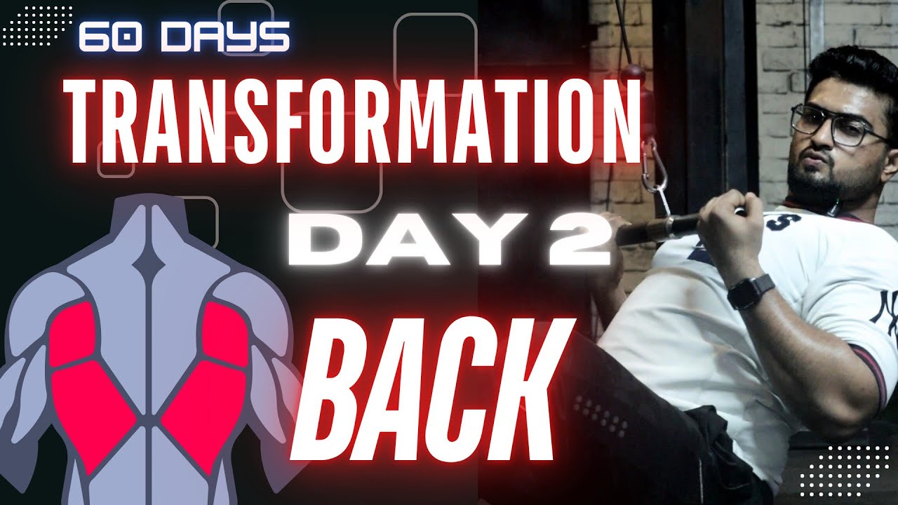 Workout For Wider Back💀| Lat Pull Down🤯| Day 2 | 60 Days Transformation ...