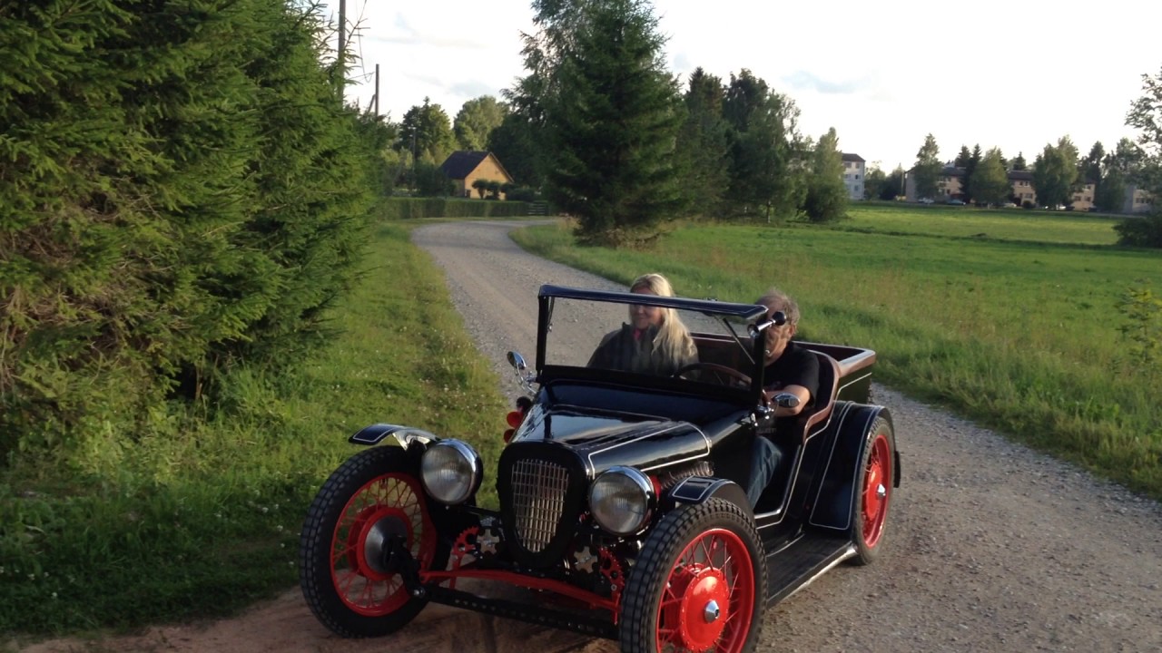 homemade retro car - YouTube