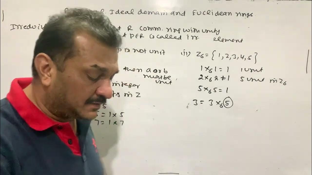 Principal Ideal Domain And Euclidean Rings. Prime element and irreducible element. Lecture-3 ...