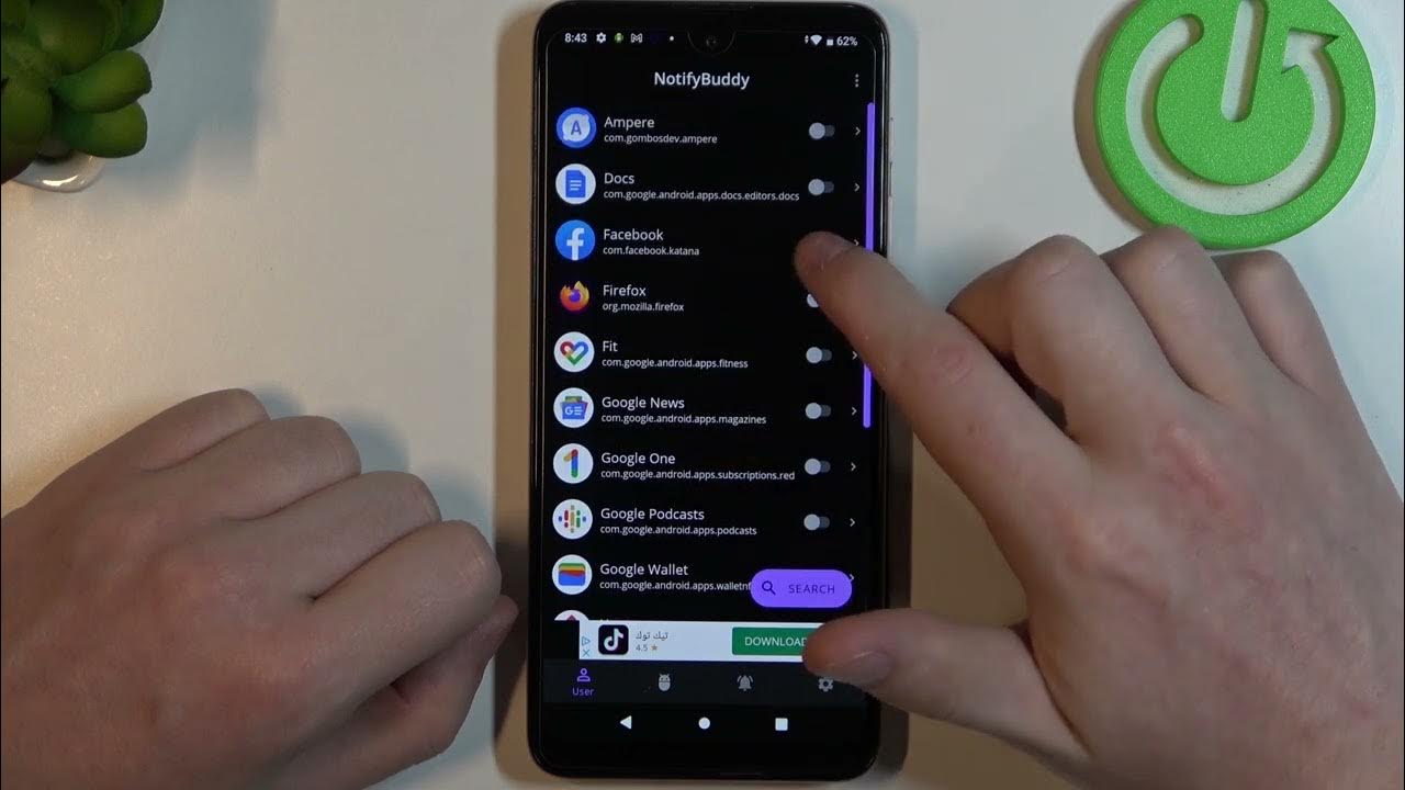 How to Set Up Custom LED Lamp Notifications on the MOTOROLA Moto E40 - NotifyBuddy App - YouTube