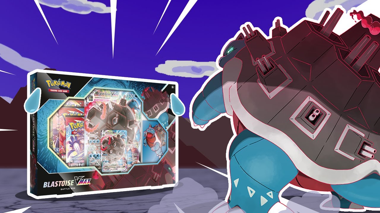 Opening a Blastoise Vmax Battle Box! - YouTube