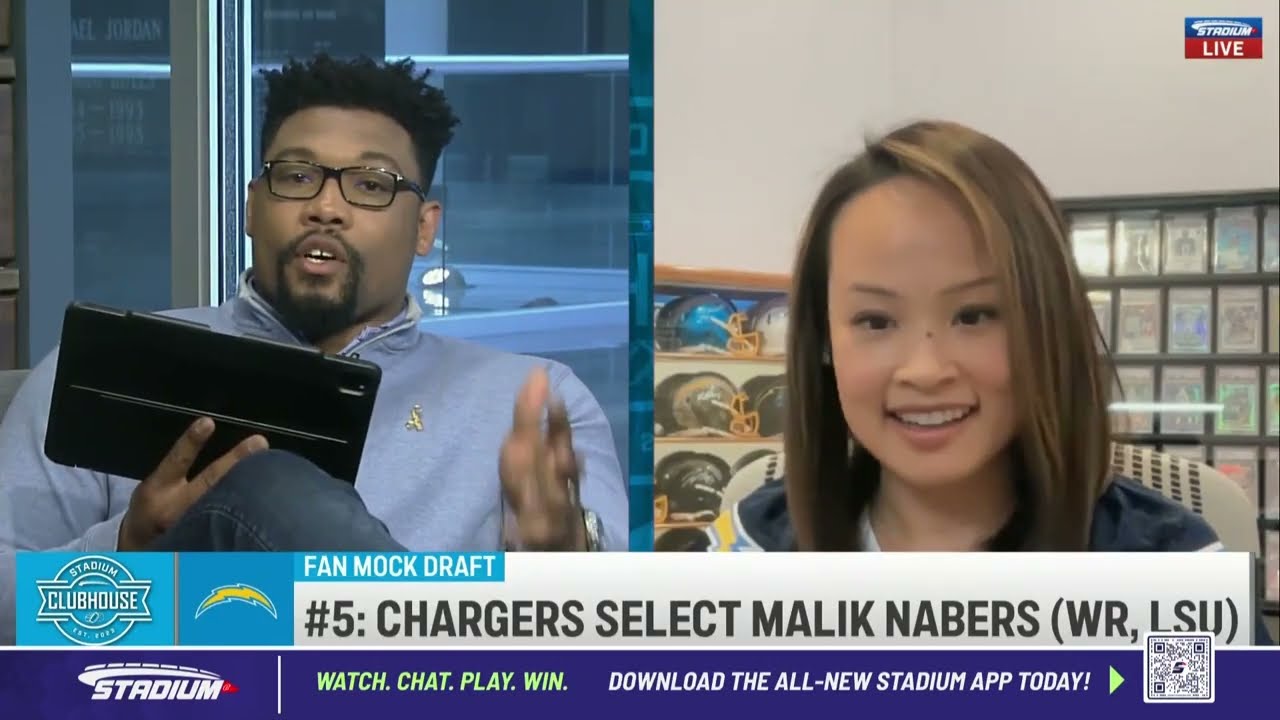 Merrianne Do picks the #5 draft pick in the NFL Fan Mock Draft by ...